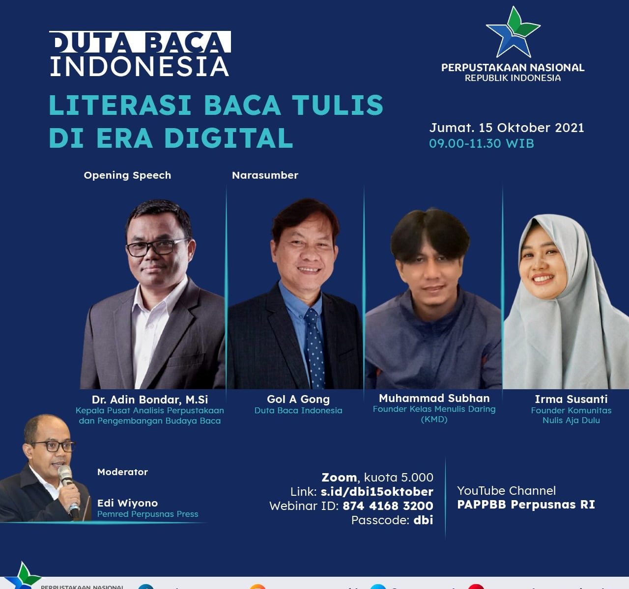 Duta Baca Indonesia 2021 Arsip - Laman 7 dari 43 - Gol A Gong Kreatif ...